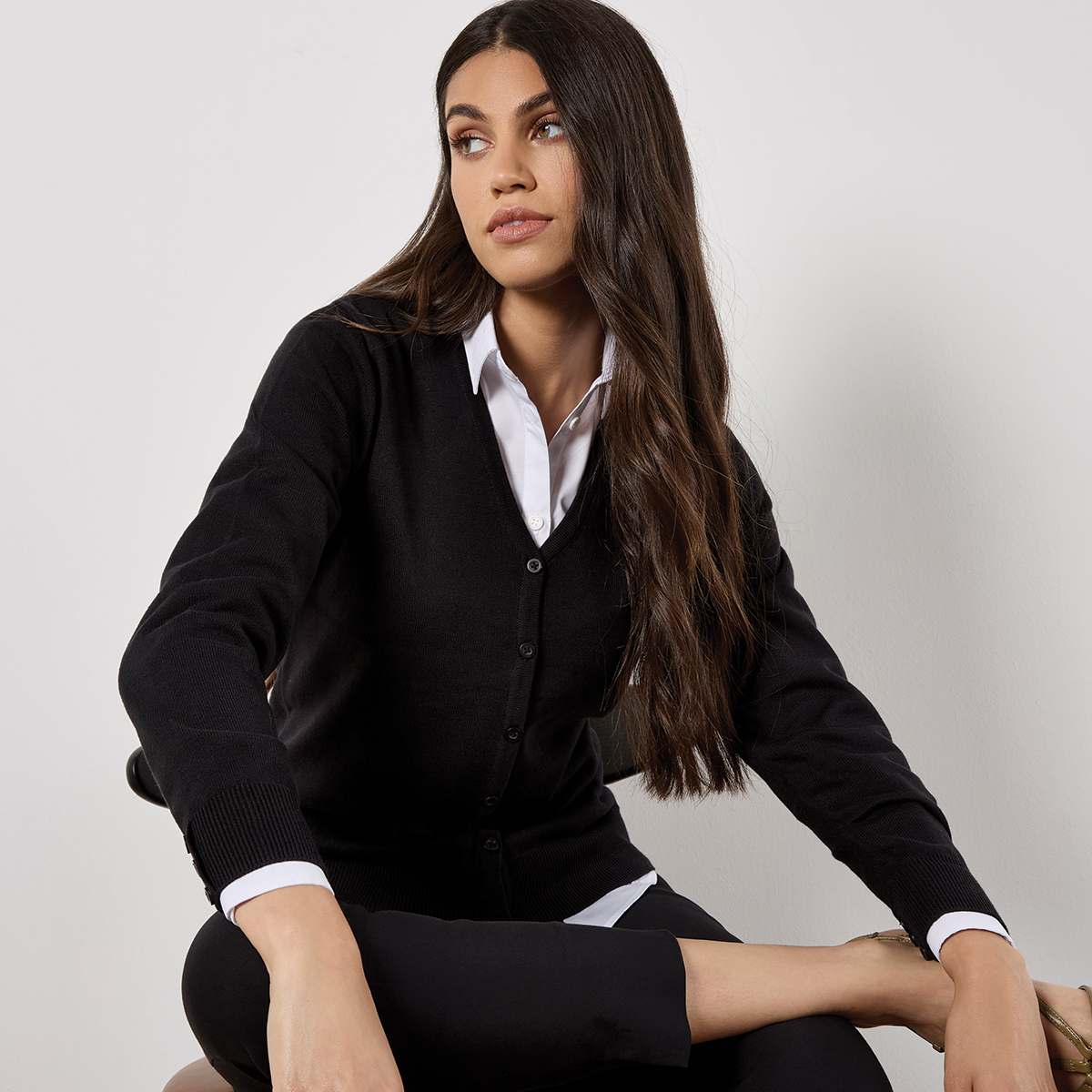 KK354 Arundel V-Neck Cardigan
