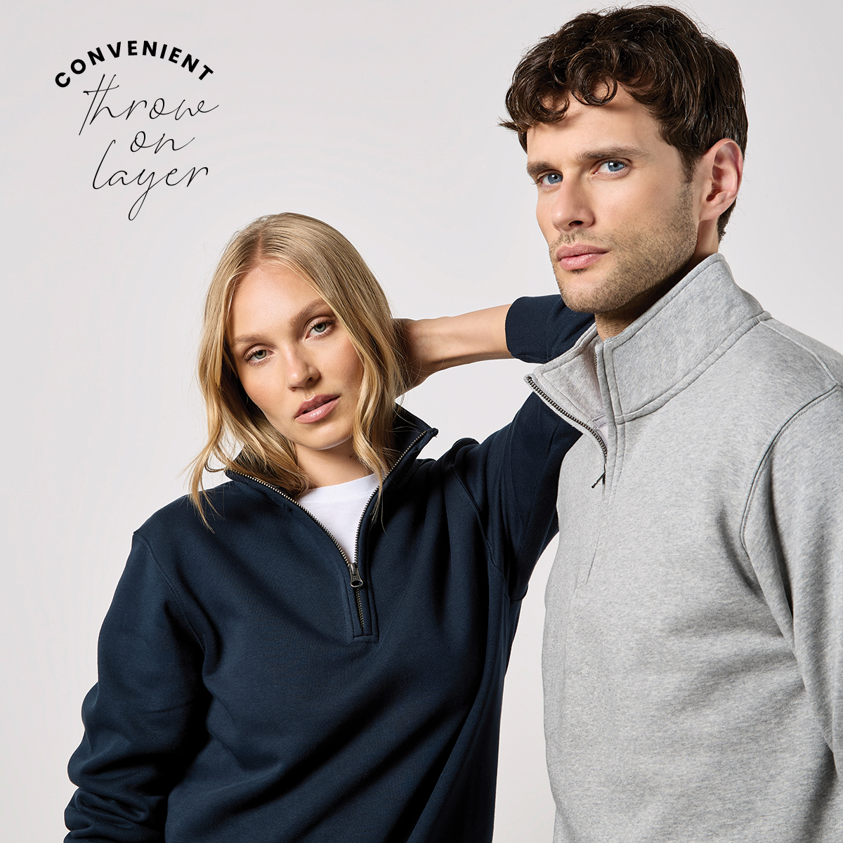 KK335 Regular Fit 1/4 Zip Sweatshirt